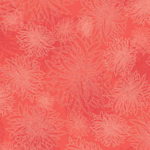 coral pattern fabric