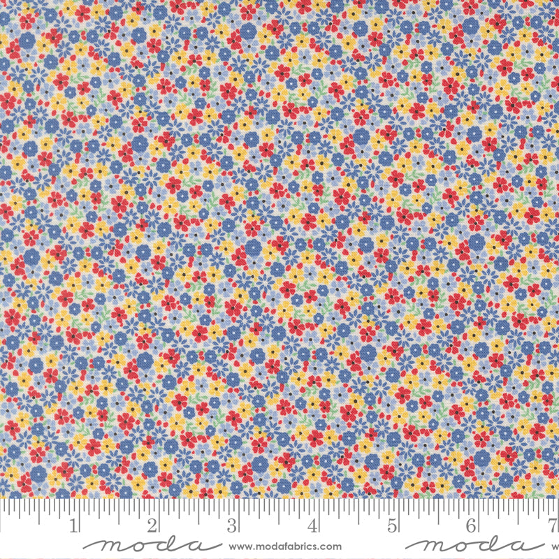 30's Playtime 2025 Quilt Fabric - Cute Calico in Primary Multi - 23374 ...