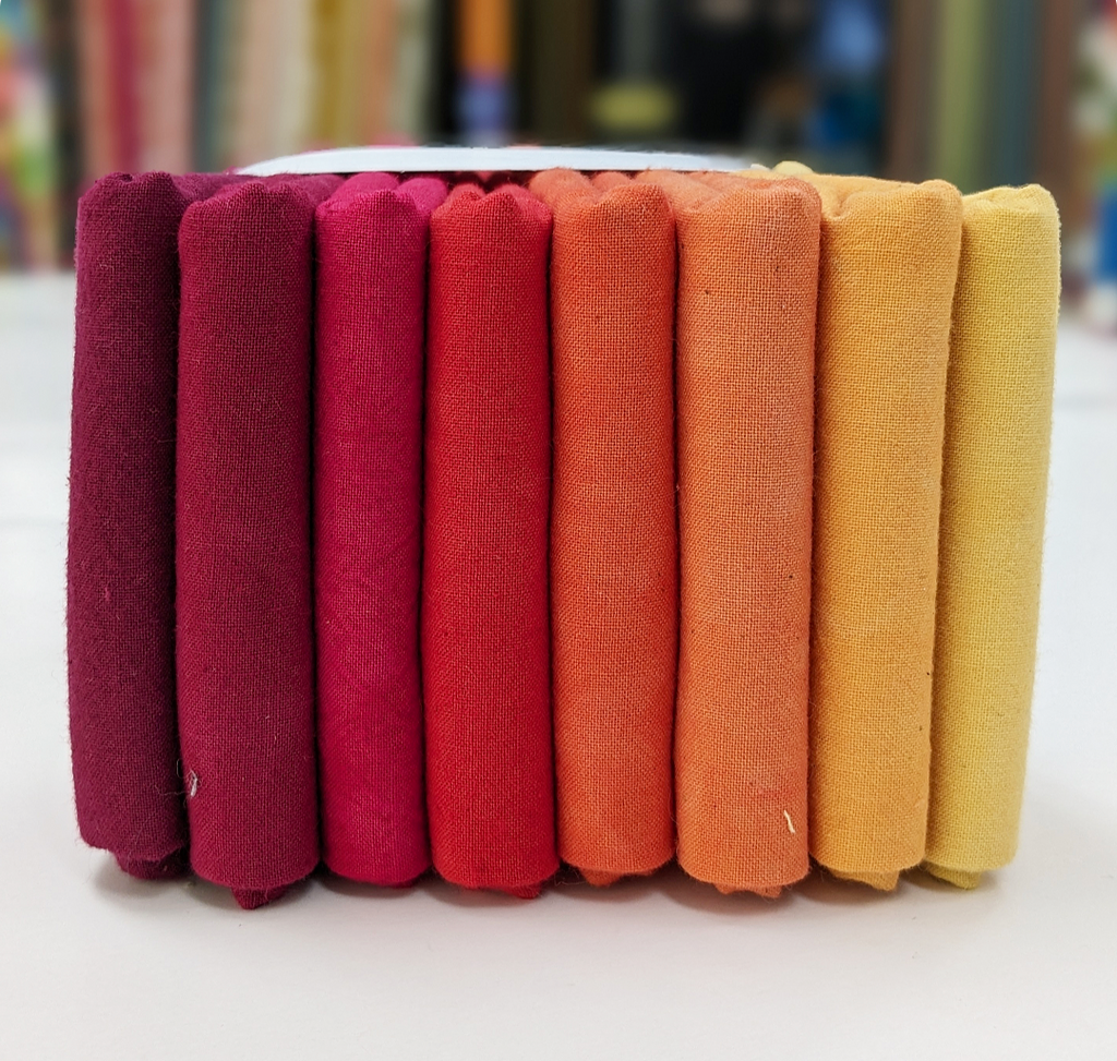 Cherrywood Hand Dyed Fabrics - Dutch Tulip 8 Step Fat Quarter Bundle ...