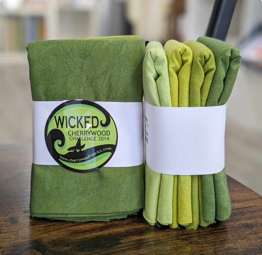 Cherrywood Hand Dyed Fabrics - Wicked Medley 4 Step Fat Quarter Bundle ...