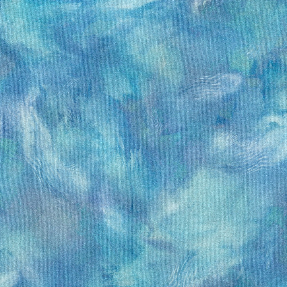 Earth Views - Ocean Quilt Fabric - Pool - AKWD-23319-370 POOL – Cary ...