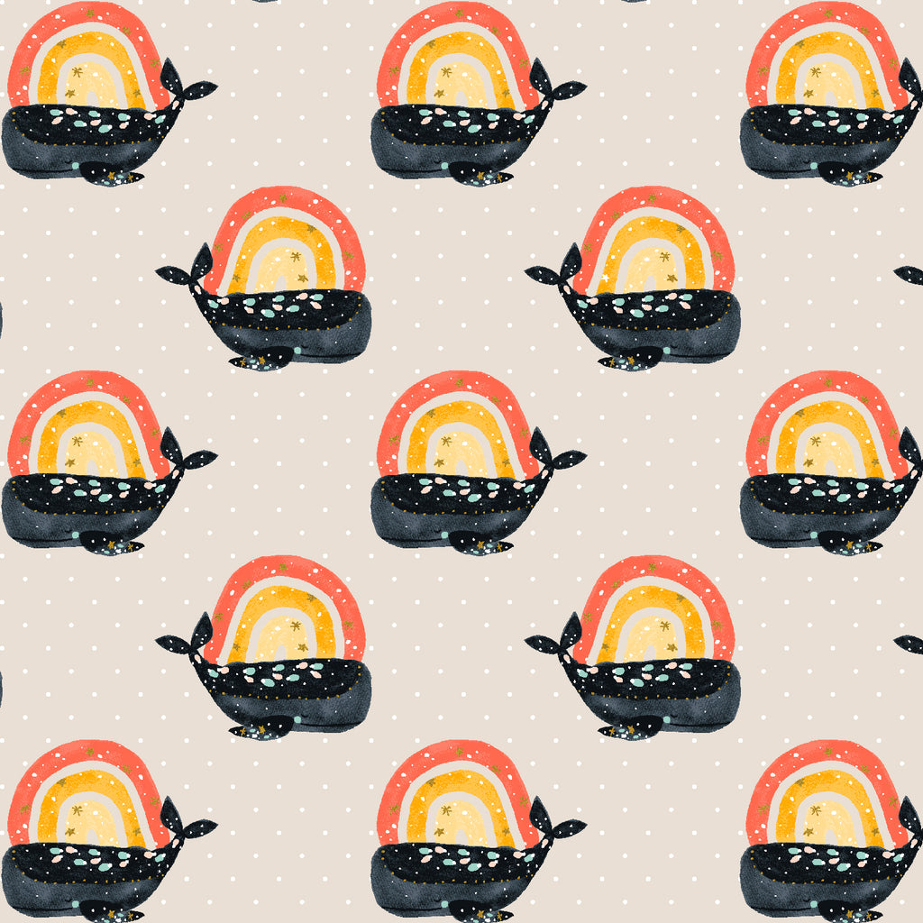 Long Time No Sea Quilt Fabric by Cotton and Steel - Having a Whale of ...