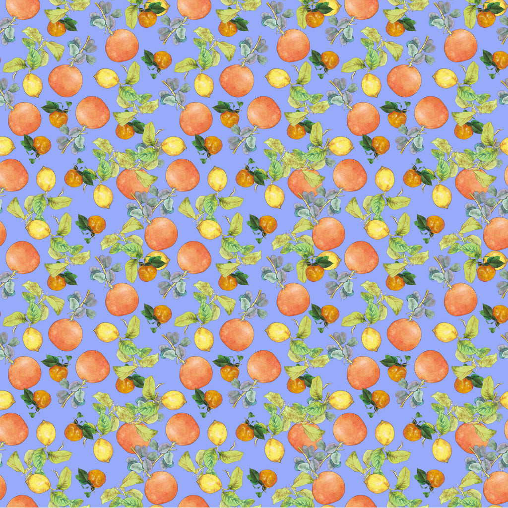 Margo Quilt Fabric - Citrus in Blue - 90800-40 – Cary Quilting Company