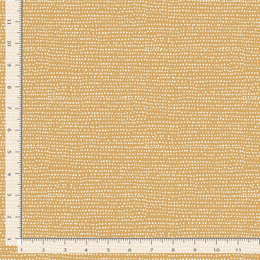 Moonscape Quilt Fabric - Dotted Stripe in Flax Tan - STELLA-1150 FLAX ...