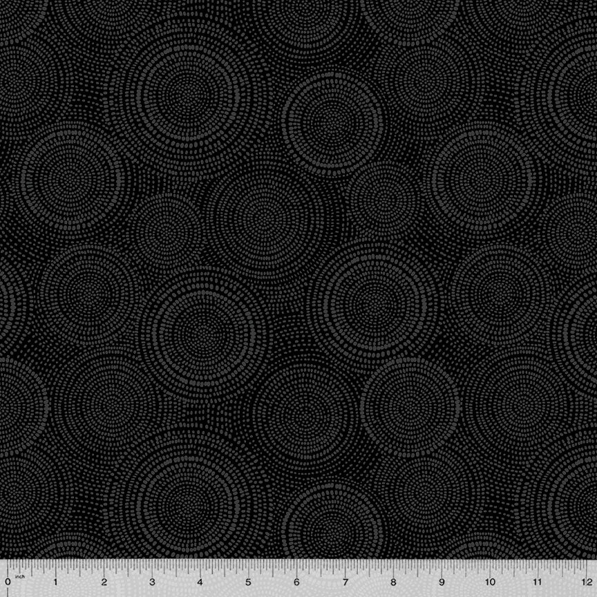Radiance Quilt Fabric - Blender in Black - 53727-60 – Cary Quilting Company