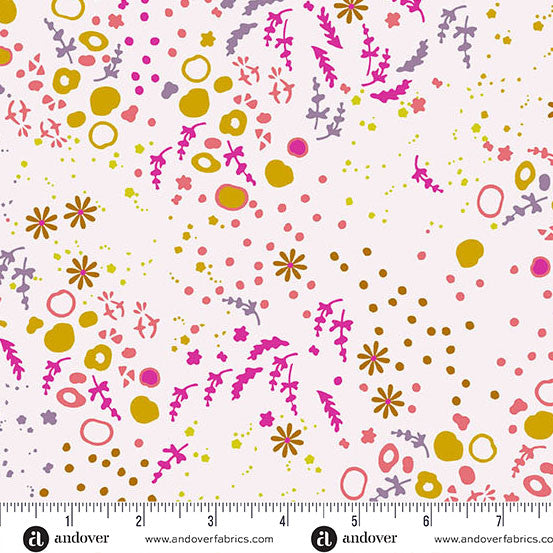 Sun Print 2026 Quilt Fabric by Alison Glass - Equanimity Floral in Lig ...