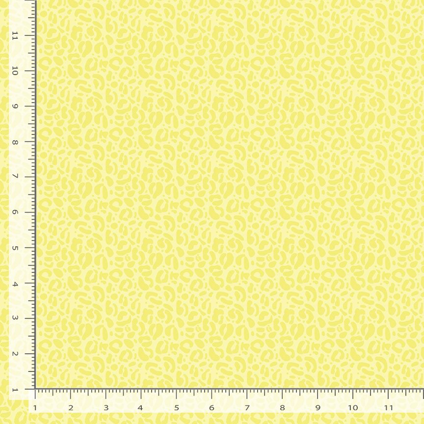 Wild Quilt Fabric - Leopard Print in Lemonade Yellow - STELLA-DPJ3031 ...
