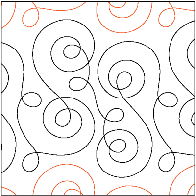 Longarm Pattern (not for sale): Loose Thread – Cary Quilting Company