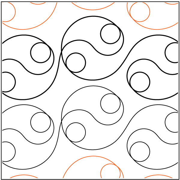 Longarm Pattern (not for sale): Yin Yang – Cary Quilting Company